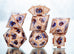 Kintsugi Porcelain - 7 Piece Handmade Resin Dice – Color Spray Creations