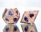 Kintsugi Porcelain - 7 Piece Handmade Resin Dice – Color Spray Creations